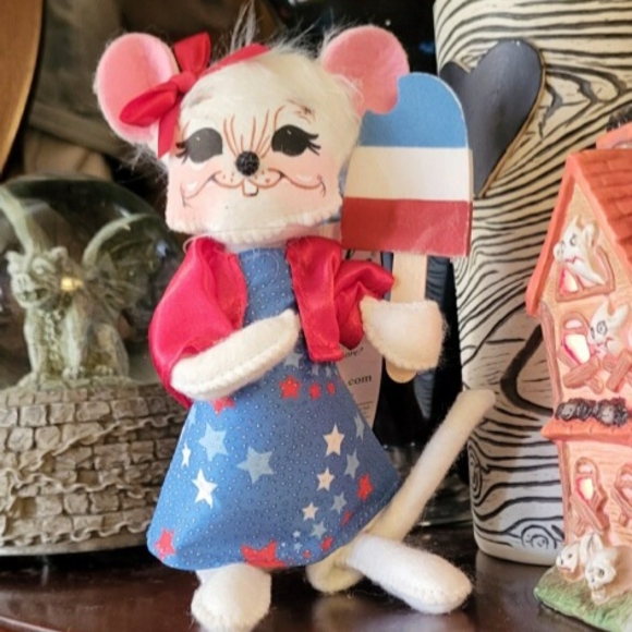 Annalee | Holiday | Patriotic Mouse Plush With Flag | Poshmark